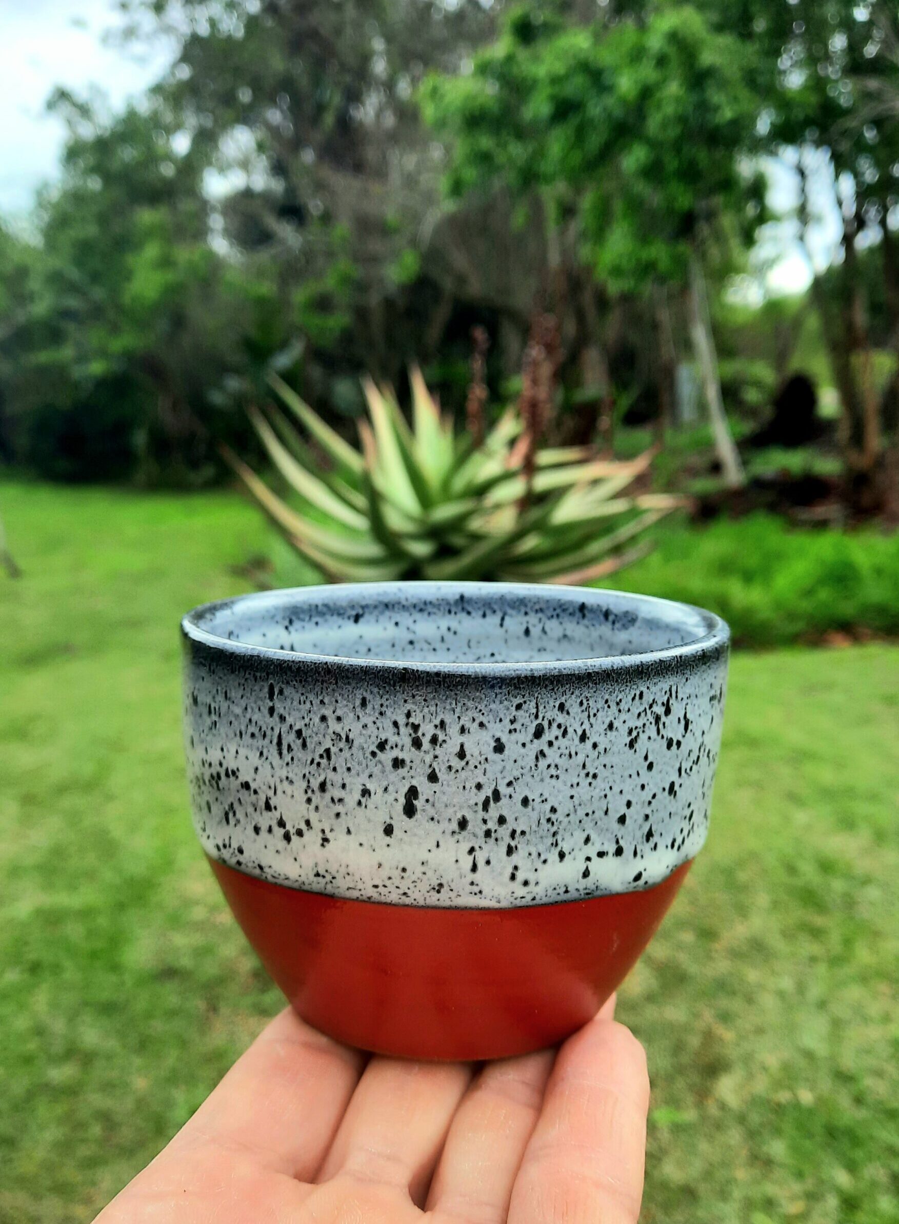 Tumbler - Black Nguni & Red - Small - Richard Pullen's Studio