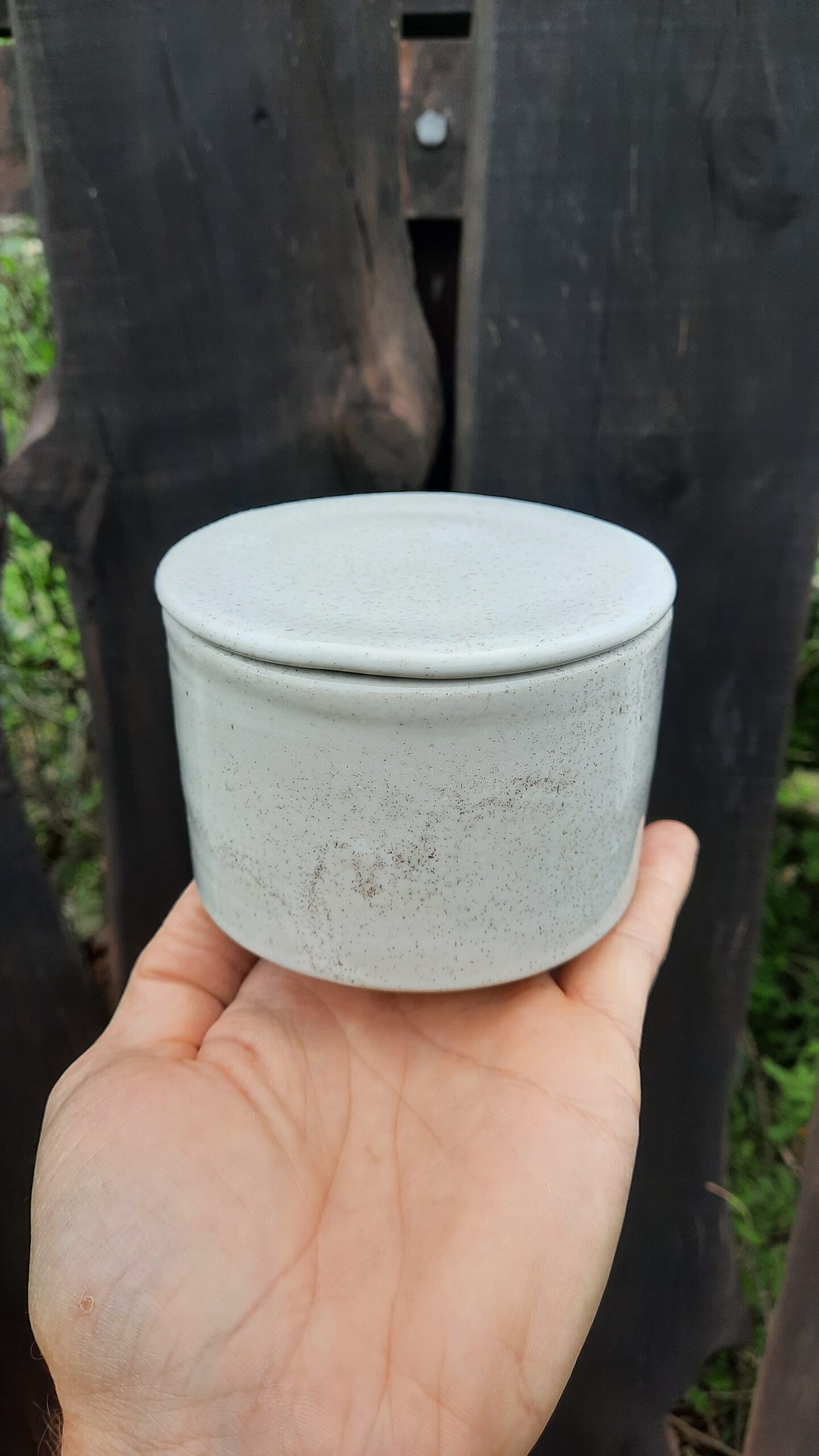 French Butter Dish - Stone - Large - Richard Pullen's Studio